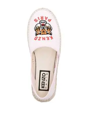 Kenzo Lucky Tiger Canvas Espadrilles