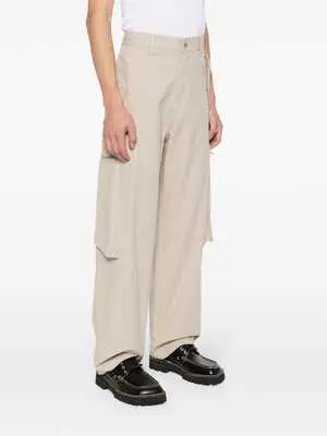 REPRESENT Cotton Trousers With Embroidered Logo