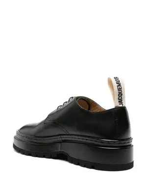 Jacquemus Les Pavane Leather Derby Shoes
