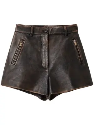 Miu Miu Distressed Shorts For Women