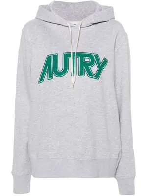 AUTRY Logo-print Mélange Hoodie