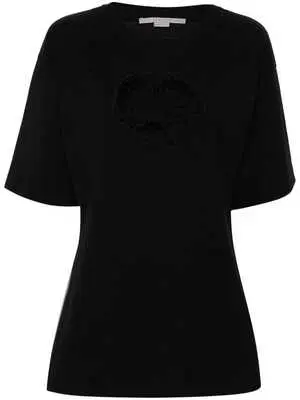Stella McCartney Cut-out Cotton T-shirt