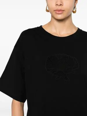 Stella McCartney Cut-out Cotton T-shirt