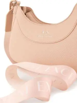 Armani Exchange Faux Leather Shoulder Bag - Neutrals