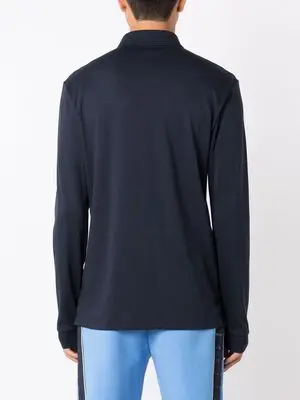 BOSS Long-sleeved Polo Shirt - Blue