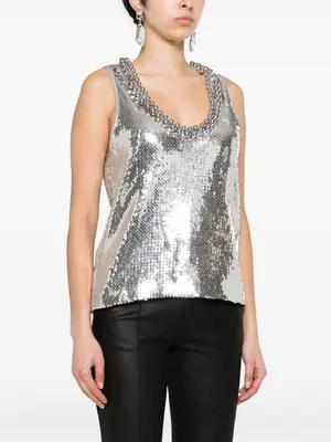 Rabanne Sequin-embellished Top