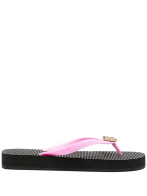 Dsquared2 Logo-plaque Flat Flip Flops