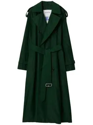 Burberry Long Silk Trench Coat