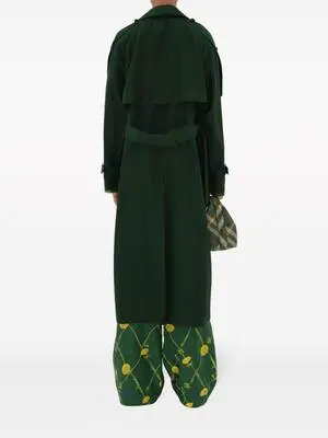 Burberry Long Silk Trench Coat