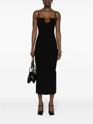 Jacquemus La Robe Sierra Knit Dress - Black