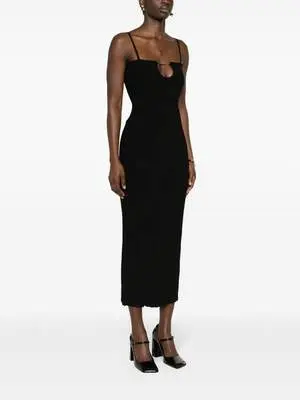 Jacquemus La Robe Sierra Knit Dress - Black