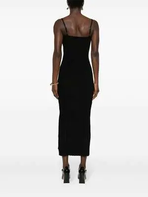 Jacquemus La Robe Sierra Knit Dress - Black