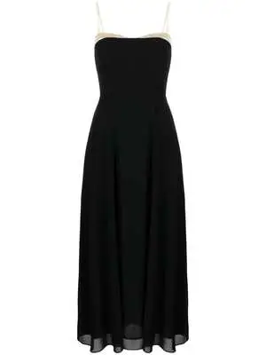 Reformation Abrielle Maxi Dress In Black - 25% Off | Editorialist