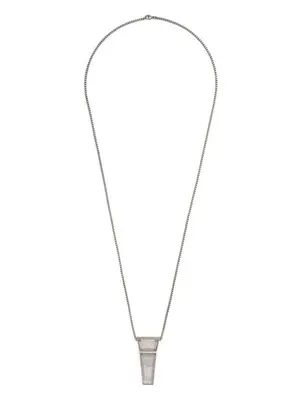 Rick Owens Trunk-pendant Quartz Necklace