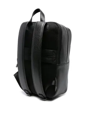 Emporio Armani Grained-leather Backpack
