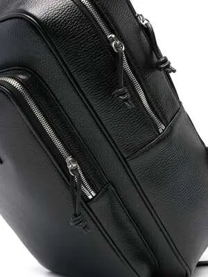 Emporio Armani Grained-leather Backpack