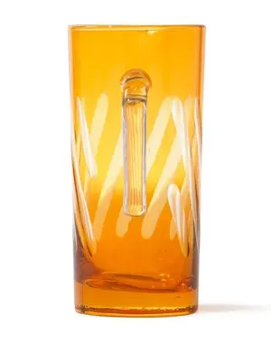 POLSPOTTEN Tubular Glass Pitcher