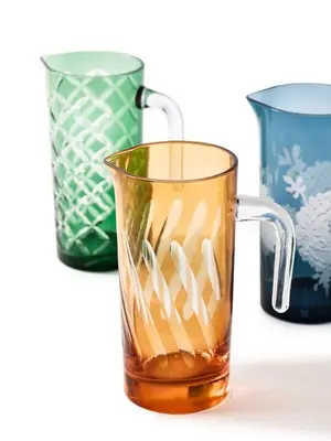 POLSPOTTEN Tubular Glass Pitcher