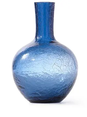 POLSPOTTEN Ball Body Glass Vase - Blue