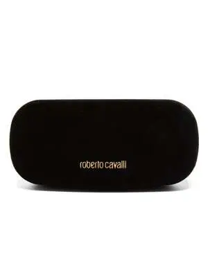 Roberto Cavalli 3d-detail Cat-eye Frame Sunglasses - Black