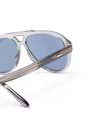 Gucci Oversize-frame Sunglasses With Logo Print