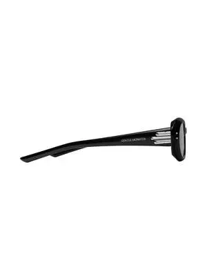 Gentle Monster Blanc 01 Oval-Frame Sunglasses In Black - 10% Off