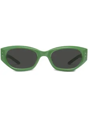 GENTLE MONSTER Benven Gr7 Geometric-frame Sunglasses - Green