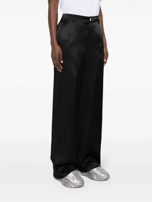 Moschino Satin-finish Wide-leg Trousers