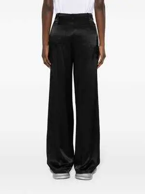 Moschino Satin-finish Wide-leg Trousers