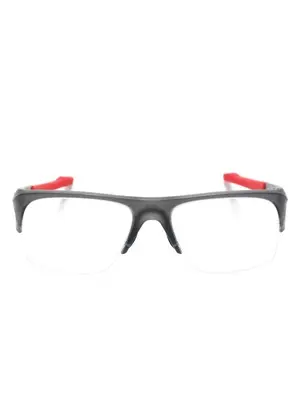 Oakley Plazlink Rectangle-frame Glasses - Grey