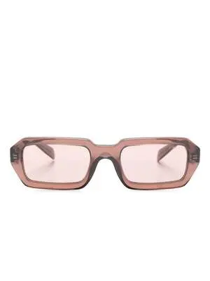 Prada Rectangle-frame Sunglasses - Brown
