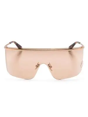 Roberto Cavalli Logo-plaque Oversized Sunglasses