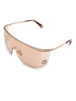 Roberto Cavalli Logo-plaque Oversized Sunglasses