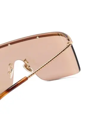 Roberto Cavalli Logo-plaque Oversized Sunglasses