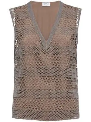 Brunello Cucinelli Straight Hem Vests For Women