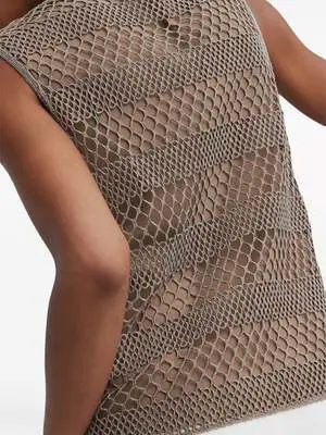 Brunello Cucinelli Open-knit Silk Vest
