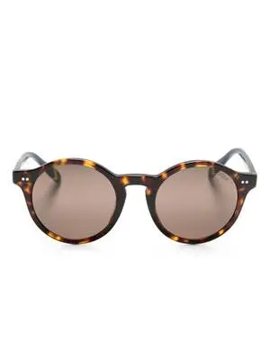 POLO RALPH LAUREN EYEWEAR Tortoiseshell Round-frame Sunglasses - Brown