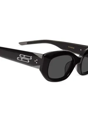 Gentle Monster Venom 01 Sunglasses - Black | Editorialist