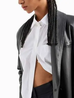 Emporio Armani Drop-shoulder Cotton Shirt