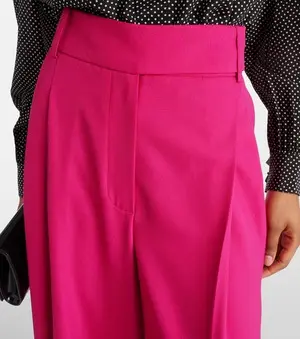 Alexandre Vauthier High-rise Wide-leg Pants - Pink