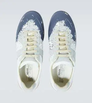 MAISON MARGIELA Replica Printed Leather Sneakers
