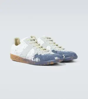 MAISON MARGIELA Replica Printed Leather Sneakers