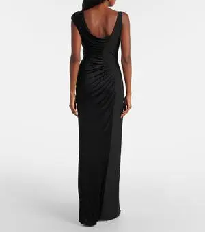 Versace Medusa '95 Draped Gown - Black