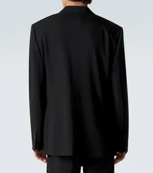 AMI Paris Virgin Wool Blazer - Black