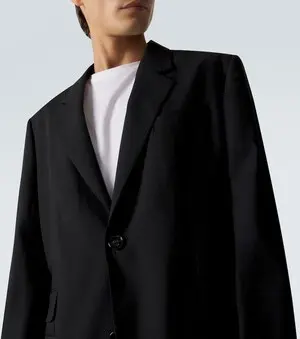 AMI Paris Virgin Wool Blazer - Black