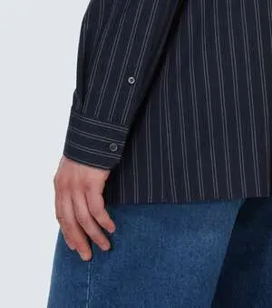 Loewe Striped Cotton Poplin Shirt