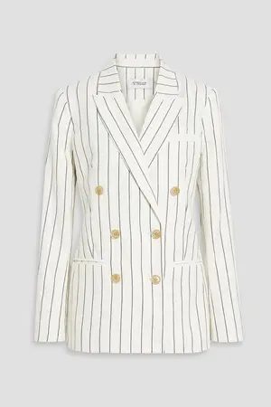 Derek Lam 10 Crosby Walter Pinstriped Blazer