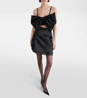 Nina Ricci Duchess Bow-detail Satin Bralette
