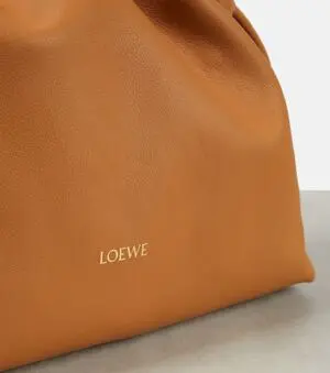 Loewe Flamenco Leather Clutch