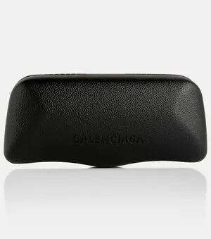 Balenciaga Logo Rectangle Sunglasses